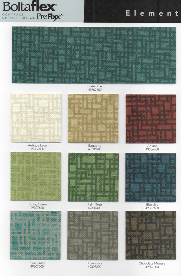 Boltaflex Grade 6 Vegas Vinyl Colors with PreFixx Protective Finish
