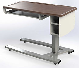 Hospital Overbed Tables | Hospital Bed Table | SW Med-Source
